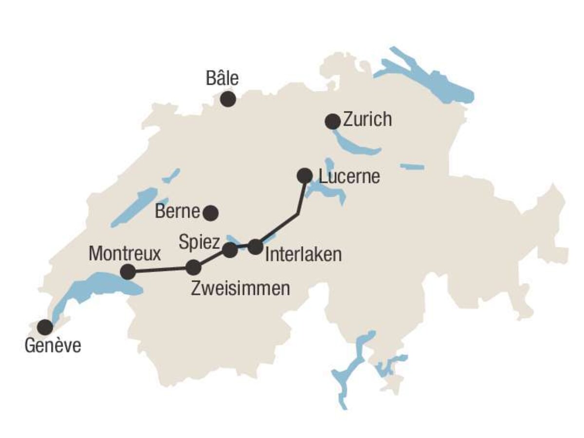 GoldenPass Express – Komfortable Zugreise durch die Alpen | railtour